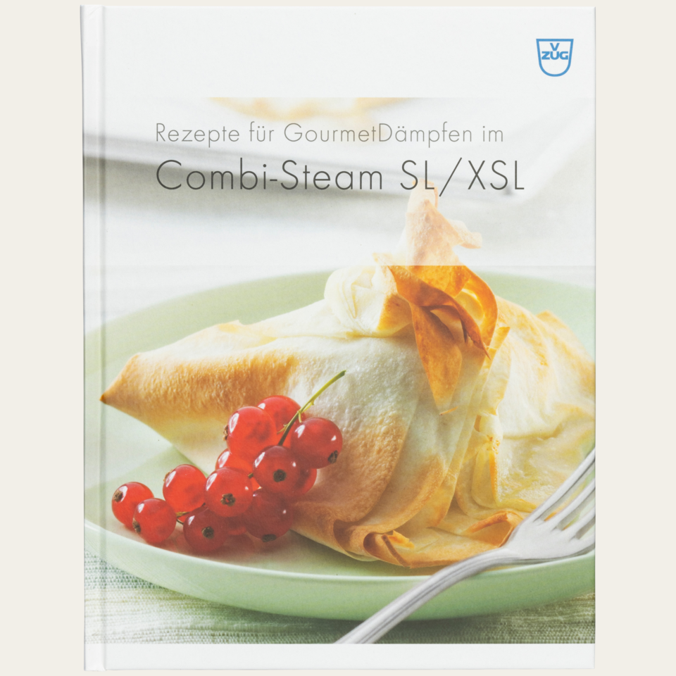 V-ZUG Rezeptbuch GourmetDämpfen, Combi-Steam SL/XSL, deutsch | J864914